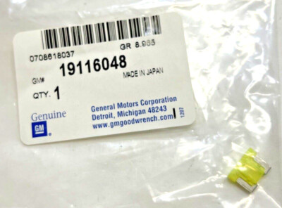 New OEM GM General Motors Fuse Mini Fuse Relay 19116048 | eBay
