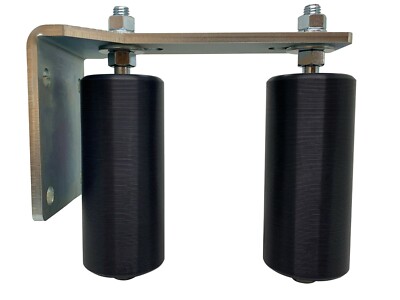 Slide Gate Guide Rollers 6" L Bracket Bolted Mount Bracket Rear Post ...