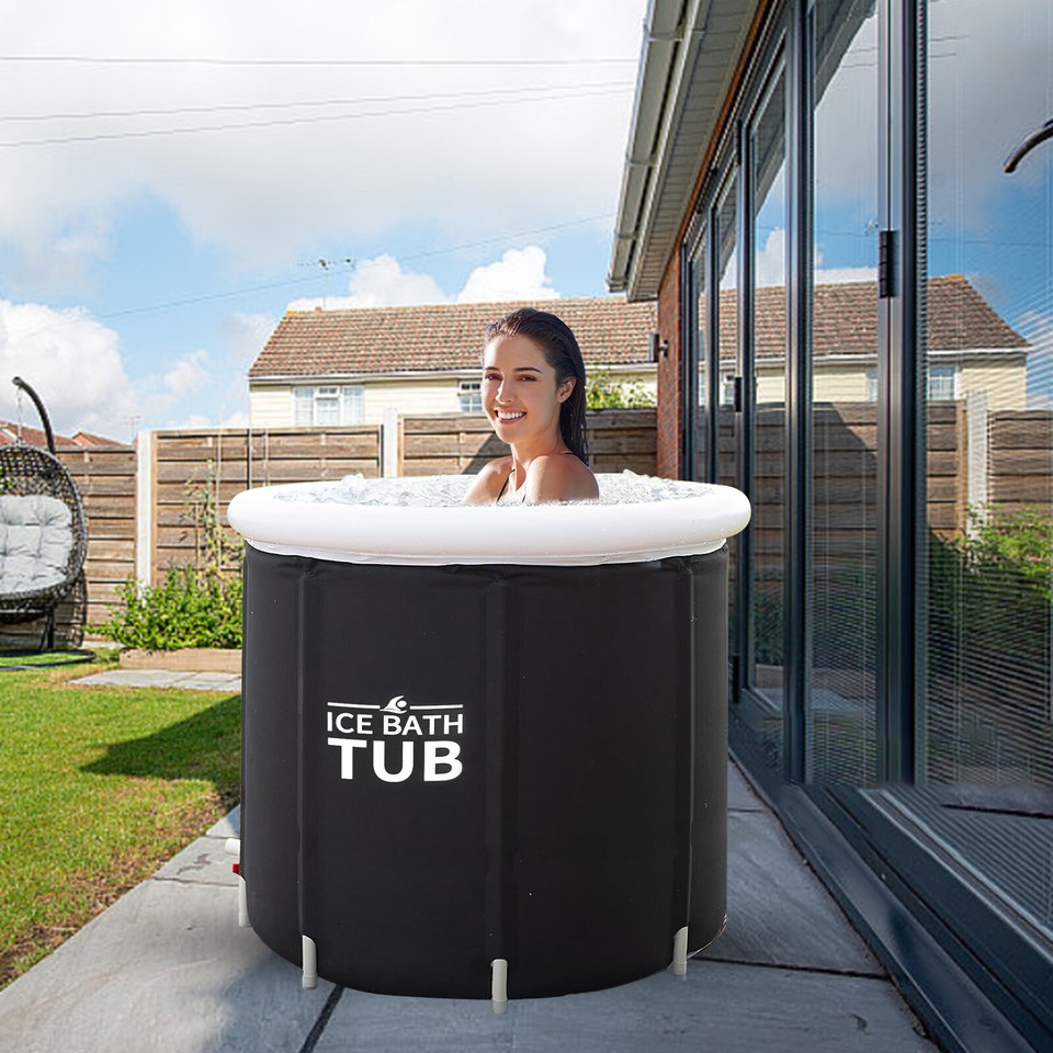 Ice Bath Tub For Athletes, Large Outdoor Ice Bath Inflatable Cold ...