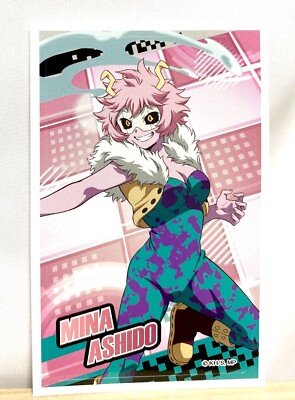 Mina Ashido My Hero Academia MHA Sticker Bandai Japan Anime | eBay