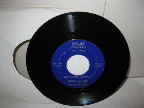 RARE BOBBY SHARP & IMPRESSIONS 45 RPM RECORD DEE JAY #1014 SOUTHERN ...