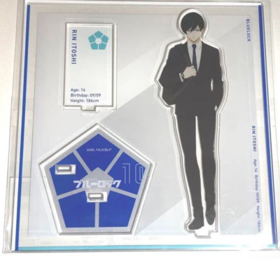 Blue Lock Baseyard Tokyo Acrylic Stand Figure Rin Itoshi Soccer Anime ...