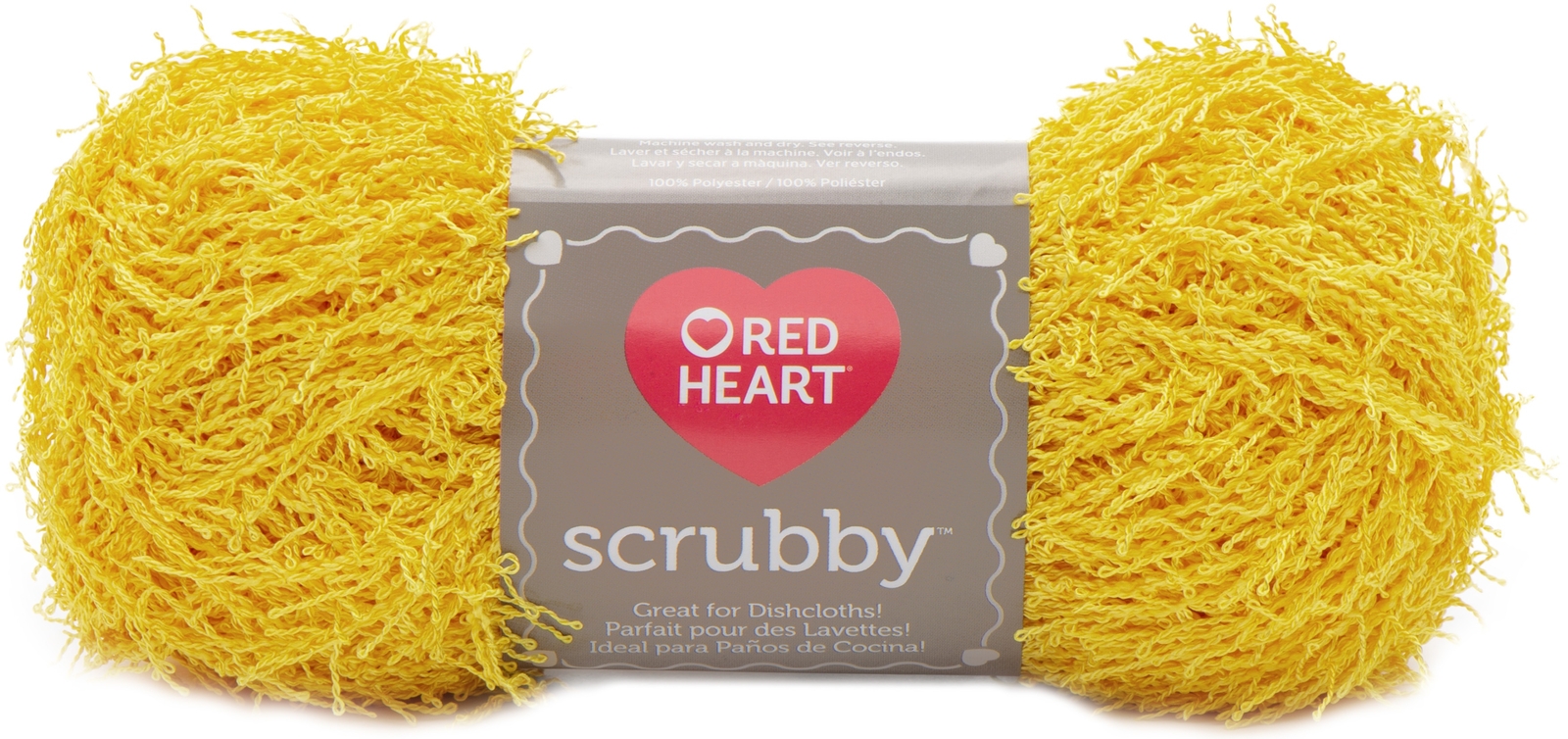 Red Heart Scrubby Yarn, 100% polyester, 1/Pkg | eBay