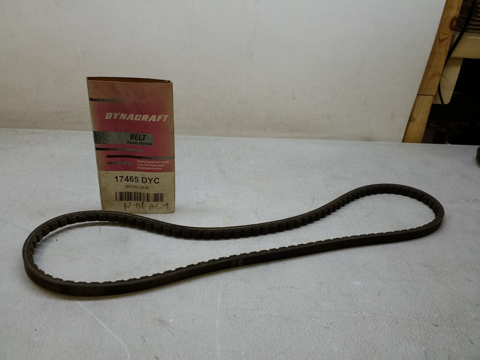 Dynacraft 17465 Accessory Drive Belt - 0.53" .50" - 36 Degree for sale ...