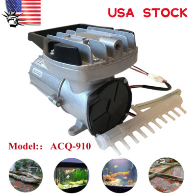 DC12V Air Pump Aquarium Compressor Fish Tank Fish Pond Aerator 120W ...