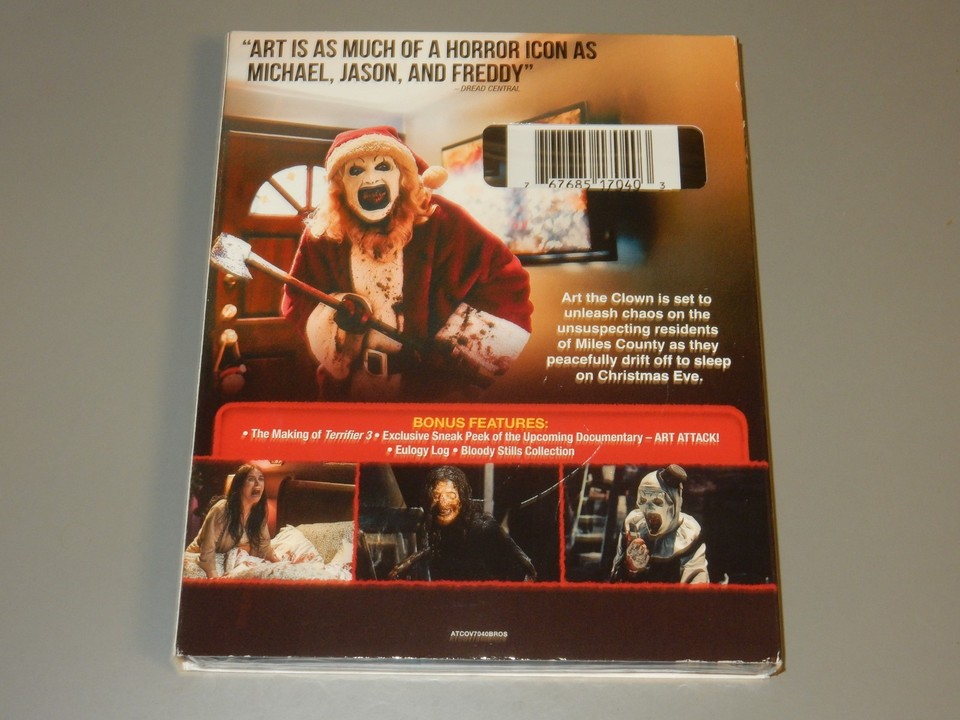 BRAND NEW & SEALED **TERRIFIER 3** COLLECTOR'S EDITION BLU-RAY W ...