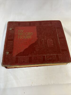 Vtg 1950s My Record House 78 Rpm Record Holder Variety Of 18 Records ...