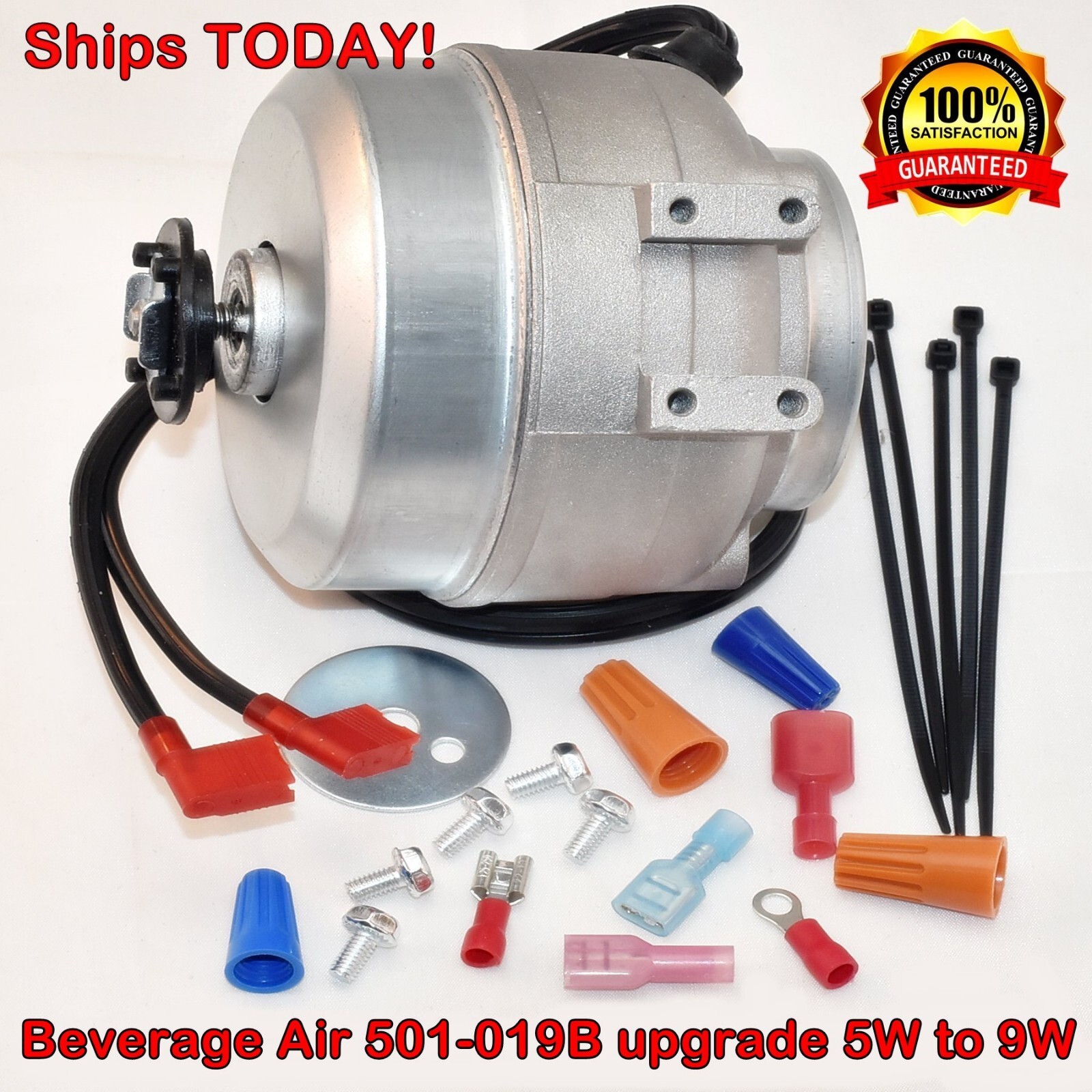 Beverage Air 501-019B 115V Condenser Fan Motor upgrade 5W to 6W, Ships ...