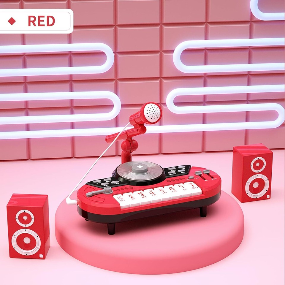 Kids DJ Mixer Piano Toys Keyboard Learning Musical Instrument for ...