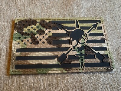 Large US Flag Special Forces Patch CAG SF Green Berets Gbrs FOG Ferro ...