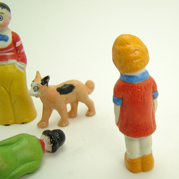 Little Orphan Annie Bisque Figurine Set - Mint in Box | eBay