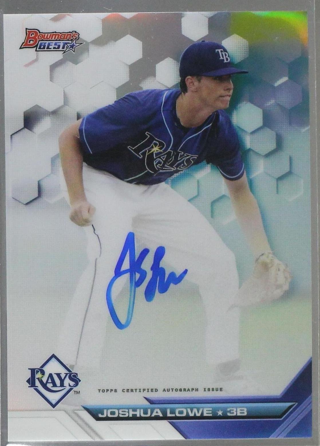 2016 Bowman's Best - Best of 2016 Autographs Josh Lowe #B16-JL ...