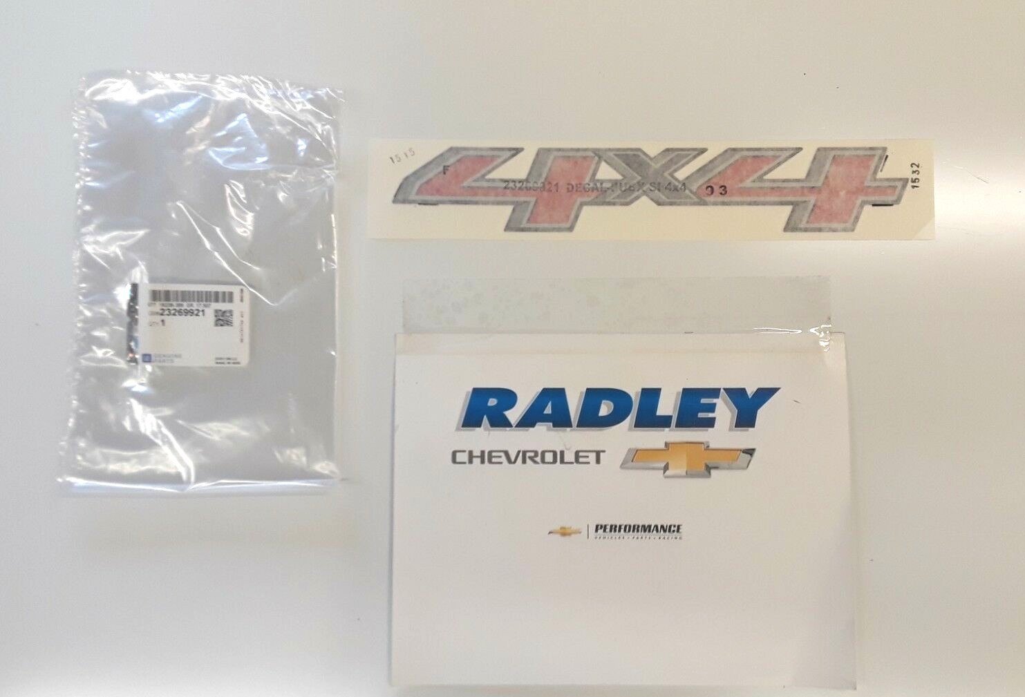 NEW OEM GM 14-16 Bed Side Decal Sitcker Chevrolet Silverado Colorado ...