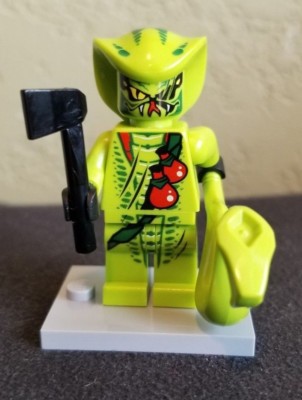 Lego Ninjago Lasha Green Snake Ninja Minifigure Venomari Scout 9447 ...