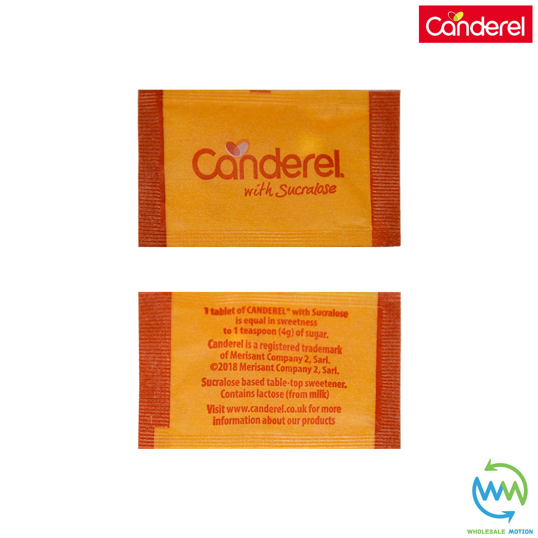 Canderel SWEETENER Tablet SACHETS Sucralose INDIVIDUAL Yellow SINGLE ...