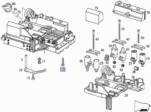 Mercedes Torx Bolt M6x1.00x30 mm Grade 8.8 A1402770671 New Genuine ...
