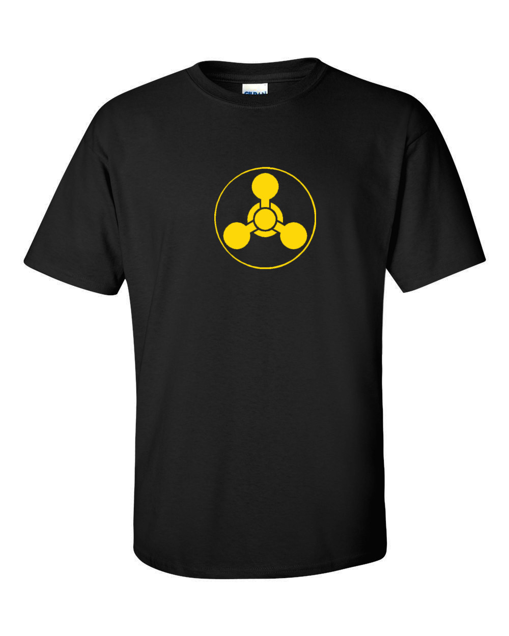 Radioactive-Biohazard-Chemical Hazard Symbol Trefoil Logo T-Shirt ...
