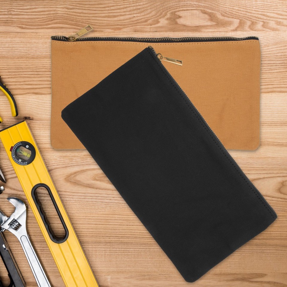 4 Pcs Portable Canvas Tool Organizer Bags Zipper Tool Pouch Wrench ...