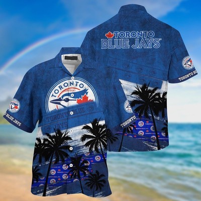 Toronto Baseball Team Blue Jayss Hawaiian Shirt Button Down Unisex ...