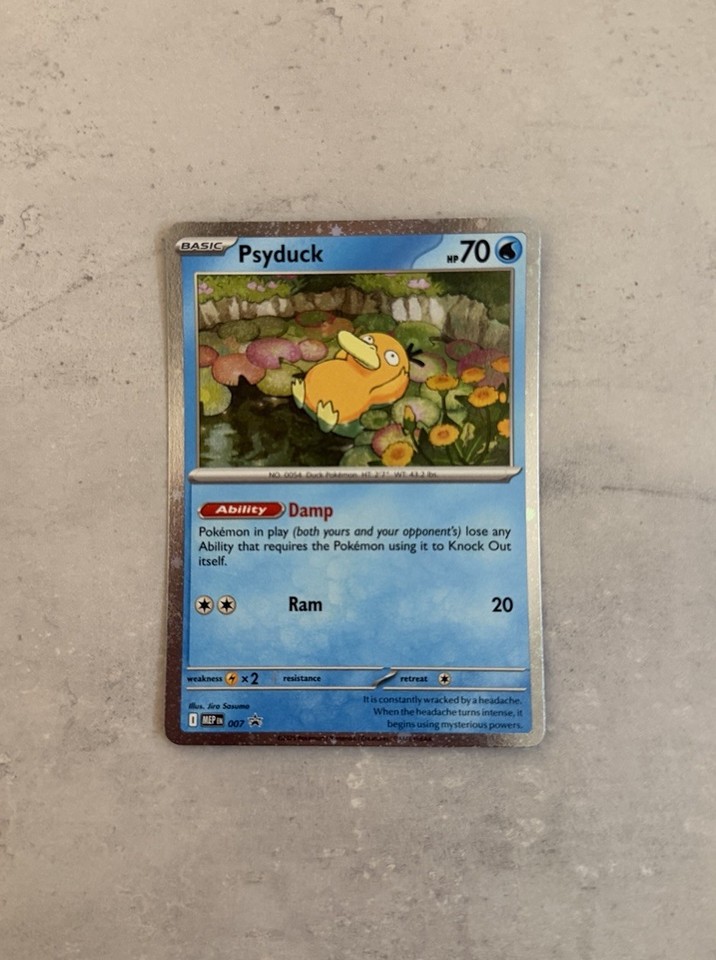 Psyduck Holo 007 Pokemon Mega Evolution Promo | eBay