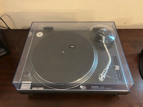 Technics SL-1200 MKII 2 Mark 2 BLACK Turntable - COMPLETE w/ Stylus ...