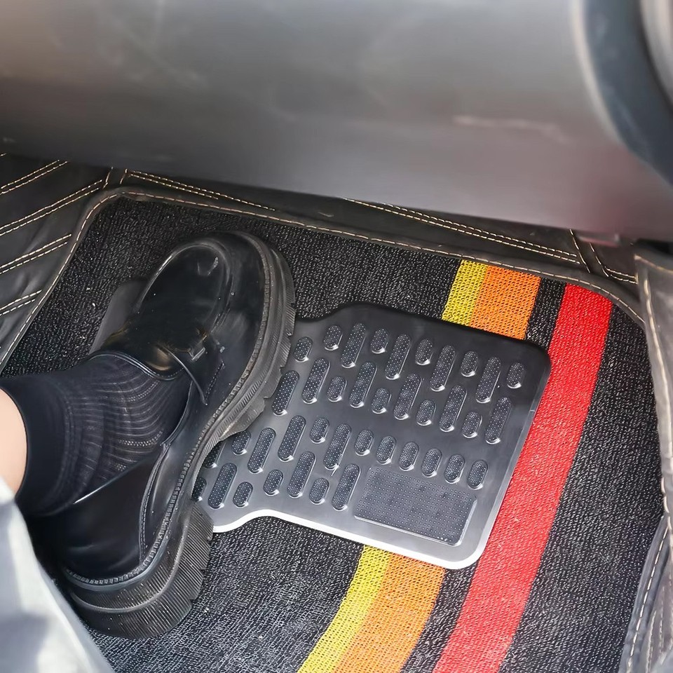 Car Interior Accessories Foot Rest Pedal Plate Non-slip Stainless Steel ...