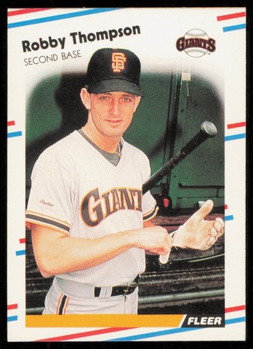 1988 Fleer Robby Thompson San Francisco Giants #98 | eBay