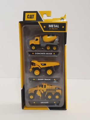 CATERPILLAR CAT 3 PACK Construction Vehicle METAL DIECAST EXCAVATOR OR ...