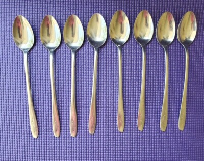 8 - Silco International Mardi Gras Stainless Iced Tea Spoons | eBay