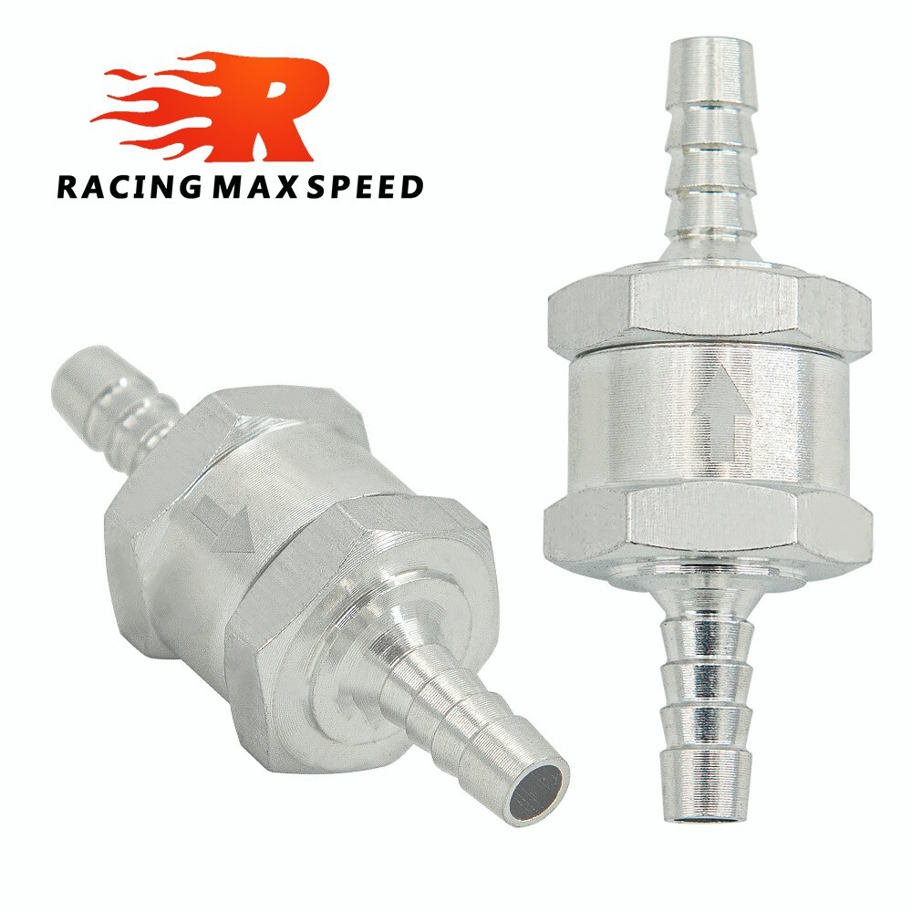 2Pcs 6mm 1/4" Fuel Line One Way Non Return Check Valve Petrol Diesel ...