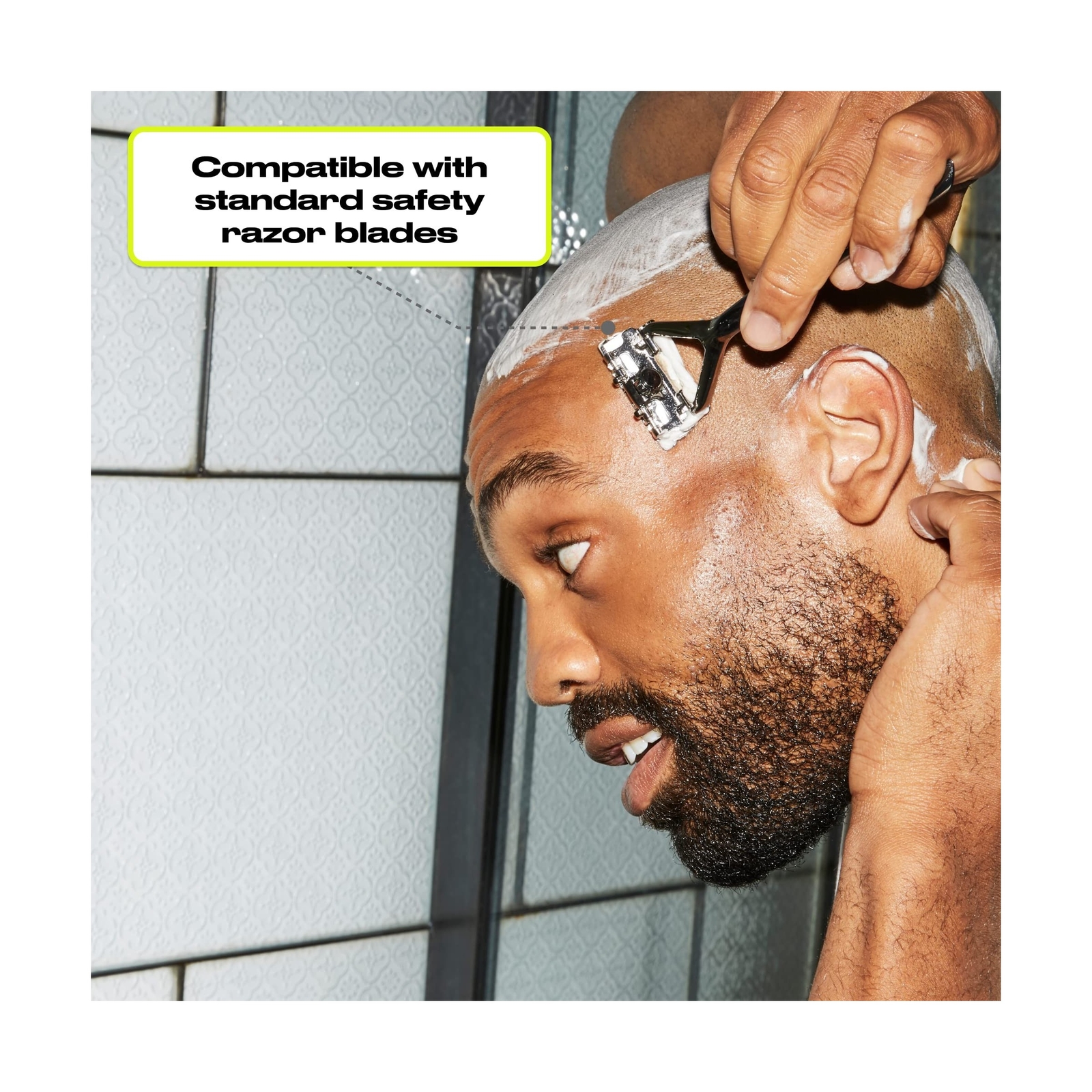 The Leaf Razor, Chrome - Plastic-Free, Multi-Blade, Pivoting Head Razor ...