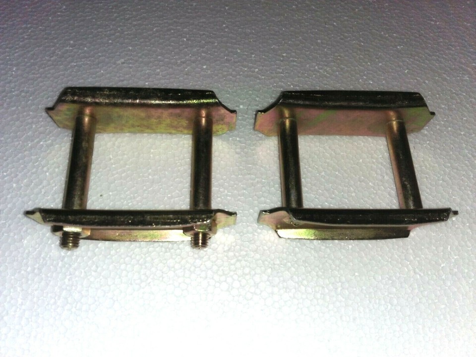 Qty 2 Leaf Spring Shackles & Bushings - Front or Rear -OEM- Suzuki ...
