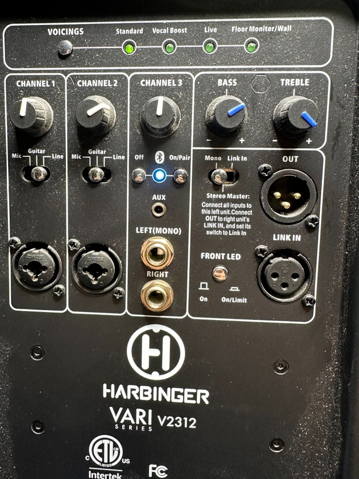 Harbinger V2312 12-Inches 2000W Powered Speaker - Black *LOCAL PICKUP ...