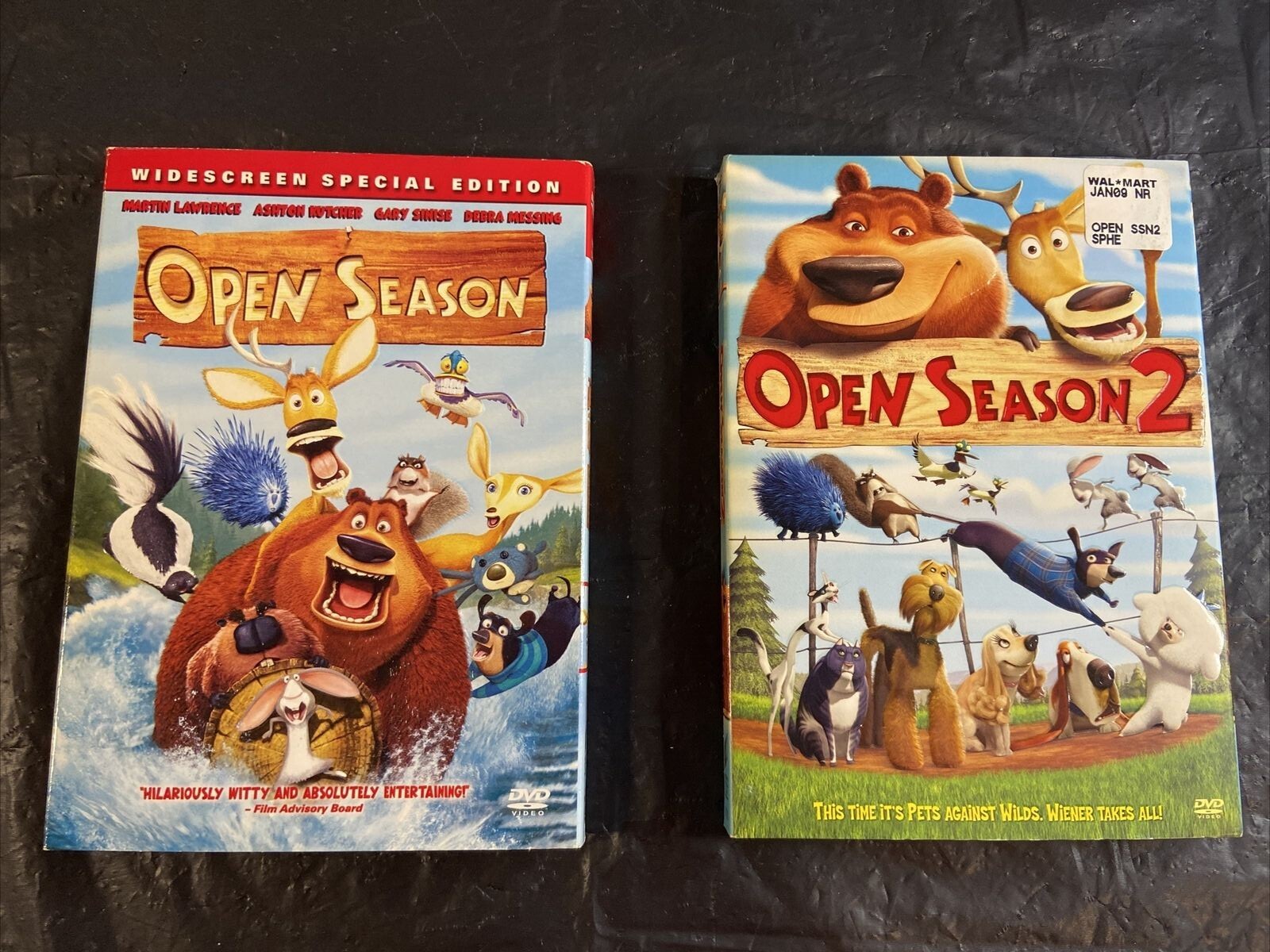 Open Season 1 and 2 DVD Widescreen Special Edition Ashton Kusher Martin ...