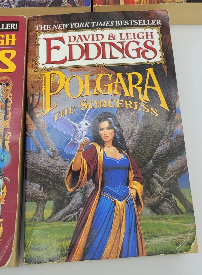 DAVID EDDINGS Book Lot of 5: The Elenium 1-3 Polgara Belgarath The ...