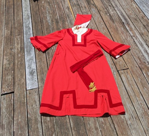VTG Red & White Choir Robe Cloak Church Apparel Clerg… - Gem