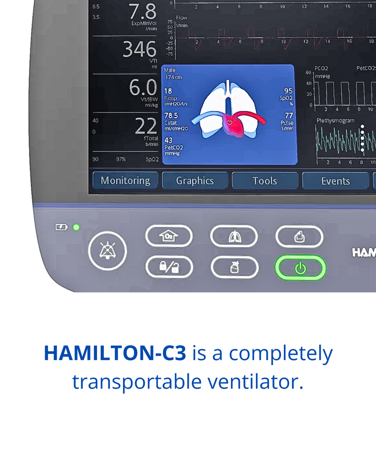 Hamilton C-3 Ventilator - Used - NEO / PED / ADULTS | eBay