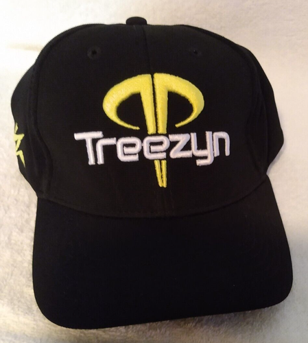Treezyn Baseball Cap Hat Black/Yellow Logos by Zyn Apparel | eBay