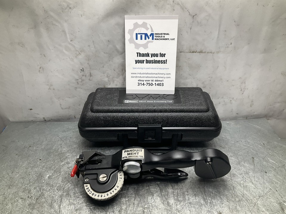 DYMO Panduit MEHT Metal Embossing Tool M1011 | eBay