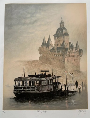 John Kelly Signed Numbered Maritime Print " Rhine River" | eBay