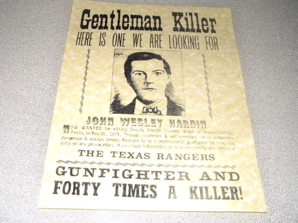 Wanted Poster Paper