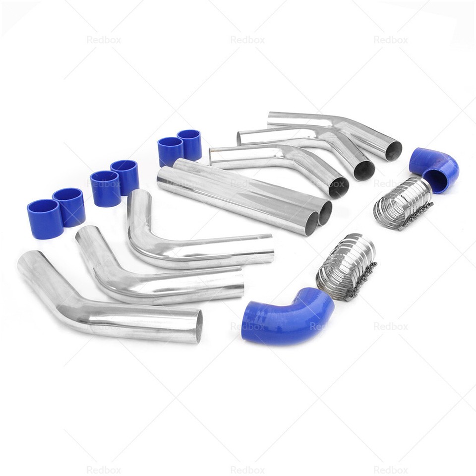 Universal Turbo Boost Intercooler Pipe Kit 2.5" 64mm 8 PCS Aluminum ...