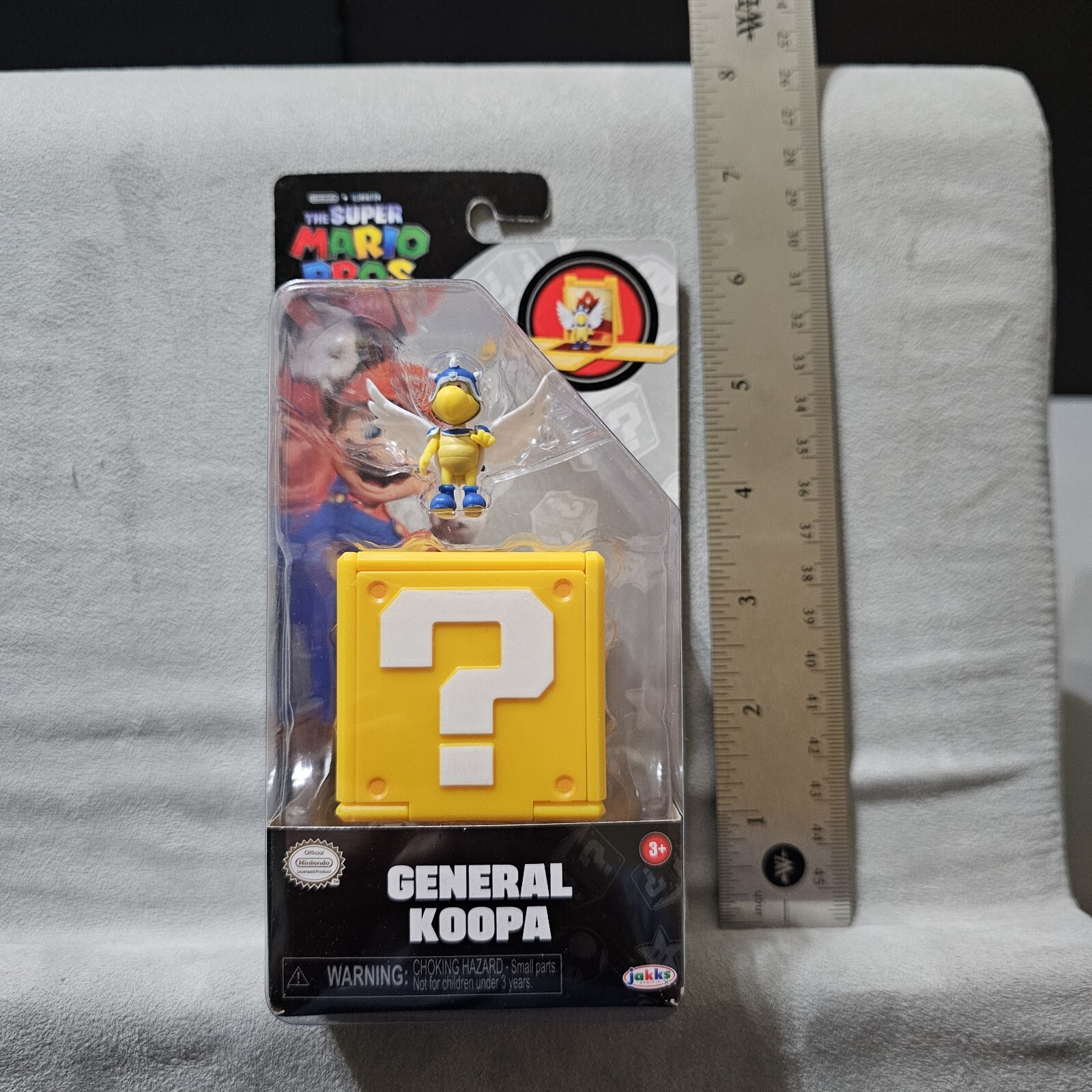 Super Mario Bros. Movie GENERAL KOOPA 1" Mini Figure w/Question Block ...
