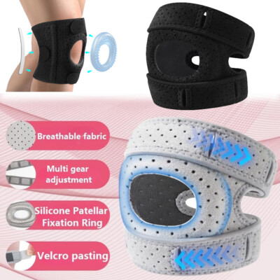 Knee Brace Patella Stabilizing Adjustable Support Neoprene Compression ...
