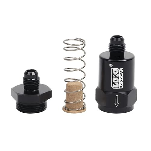 1PCS 6AN Inline Fuel Filter Adapter Fitting, 30 Micron, EFI & Carb Fuel ...