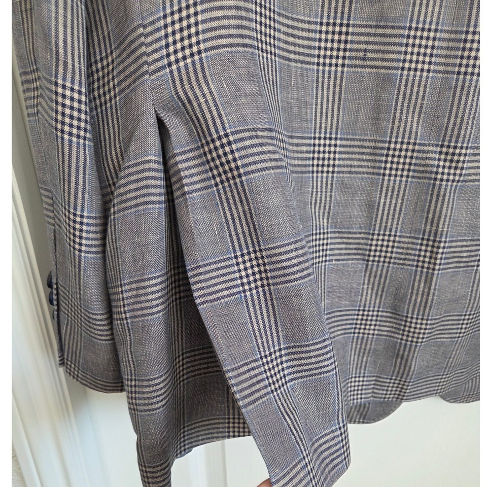 Giovanni John Peters Plaid Wool Ermenegildo Zegna Hand Tailored Blazer ...