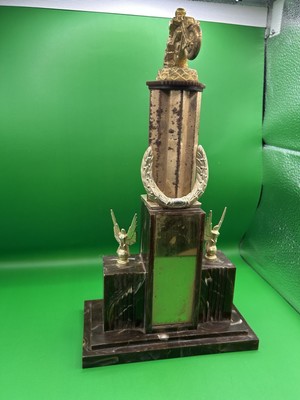 VINTAGE 1950s AMA MOTORCYCLE TROPHY Black Bakelite | eBay