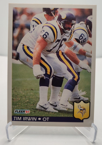 1992 Fleer Football Card #245 Tim Irwin Minnesota Vikings | eBay