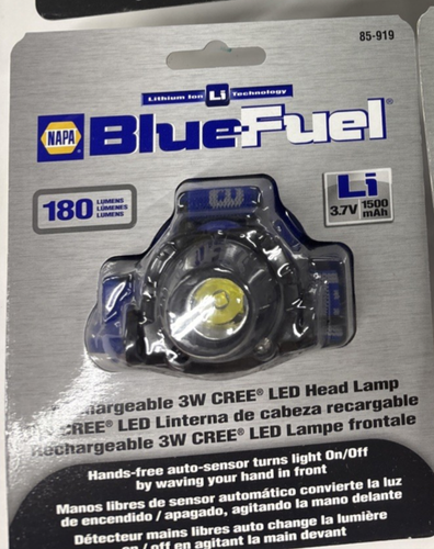 Napa Blue Fuel 85-919 Rechargeable 3W Cree LED Head Lamp 3.7V Li | eBay