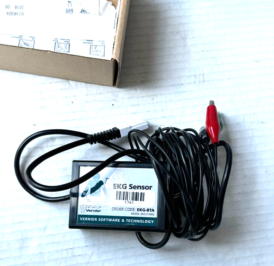 Vernier Software EKG Sensors EKG-BTA EKG2216R2 | eBay